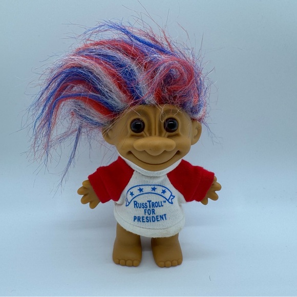 Russ | Toys | Vintage Russ Troll For President Good Luck Troll 5 ...